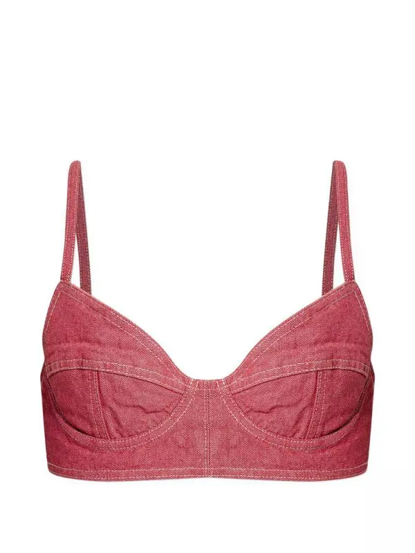 Dsquared2 Seam Bralette - Red