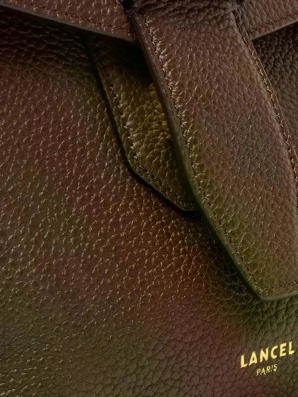LANCEL Charlie Leather Tote - Brown
