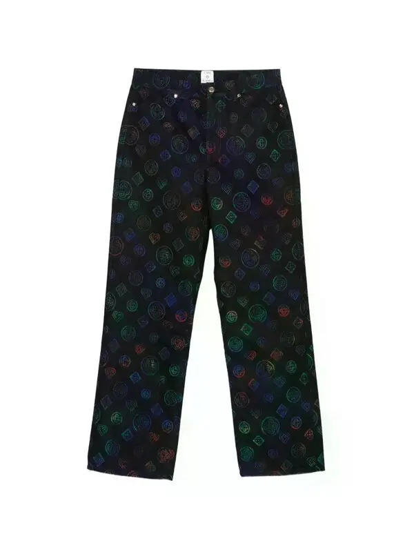Casablanca Logo Pattern Jeans