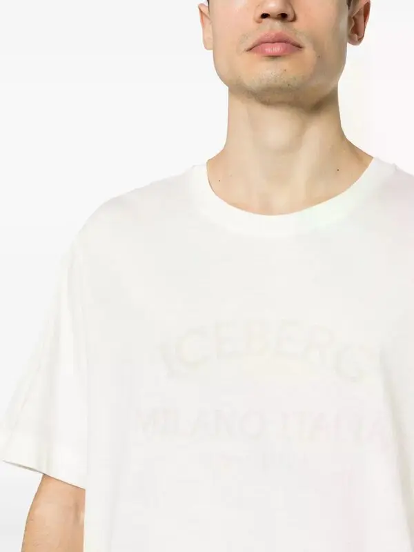 Iceberg Logo-print Cotton T-shirt