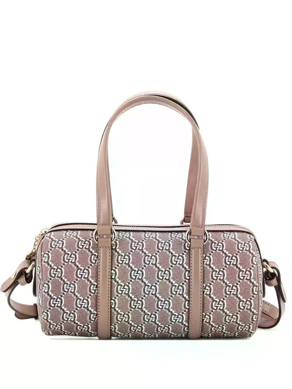 Gucci Gg Shadow Coated Canvas Small Duffle Bag