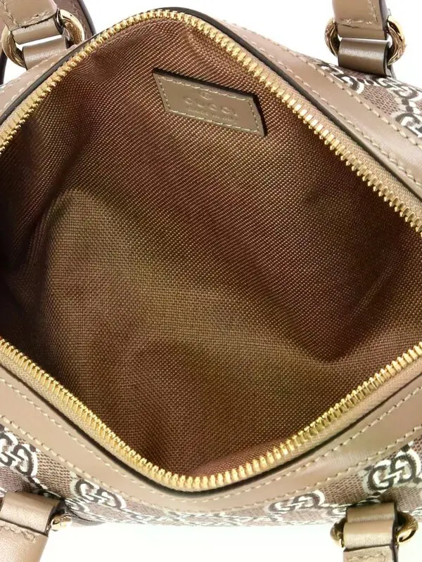 Gucci Gg Shadow Coated Canvas Small Duffle Bag