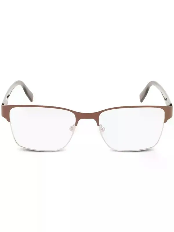 Lacoste Square Frame Eyeglasses - Brown