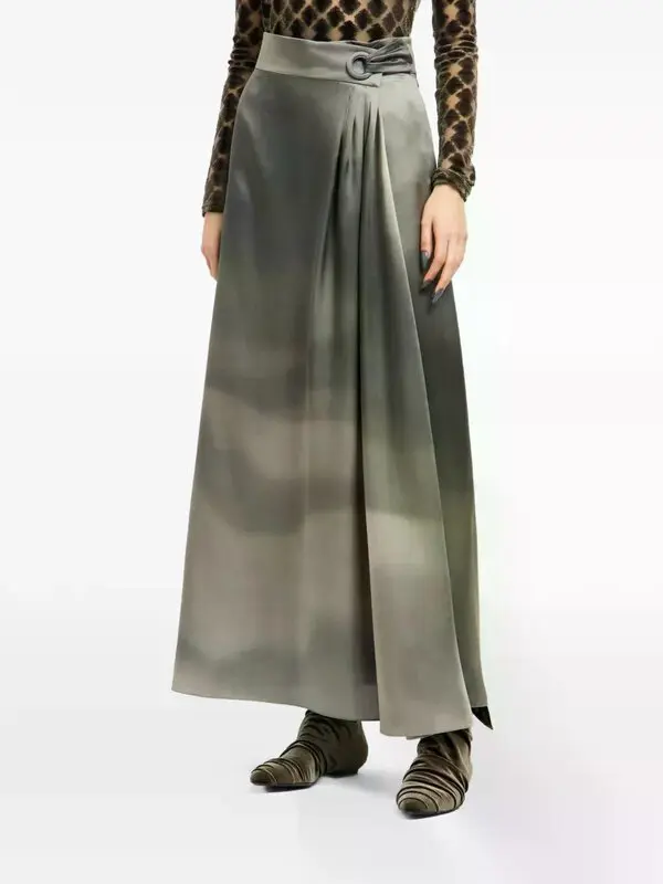Giorgio Armani Pleated Maxi Skirt