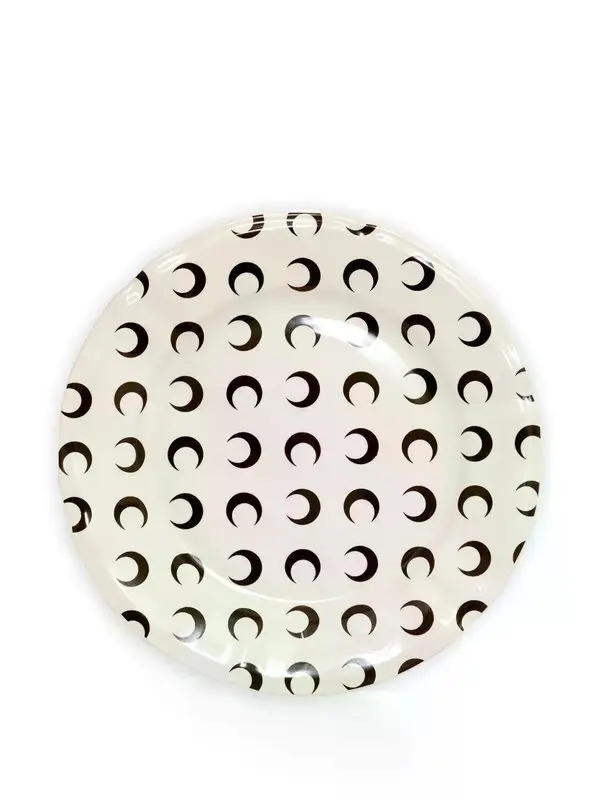 MARINE SERRE Moon-print Plate - Neutrals