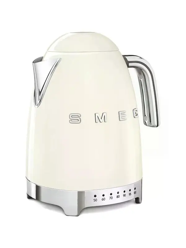 SMEG Chrome-handle Kettle - Neutrals