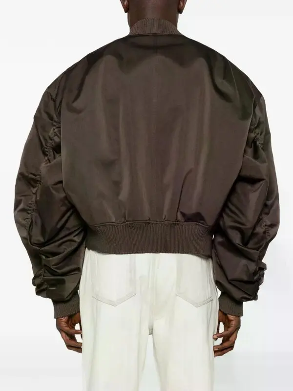 Rick Owens Ruched Flight Bomber Jacket