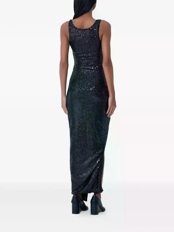 VIVIENNE WESTWOOD Sequined Cowl-neck Dress
