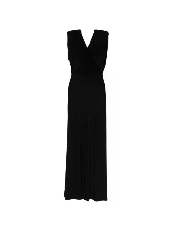 MITILIANE COUTURE Draped Jumpsuit - Black