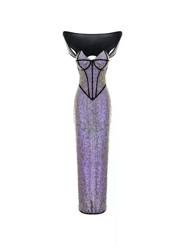 MITILIANE COUTURE Sequin Embellished Maxi Dress