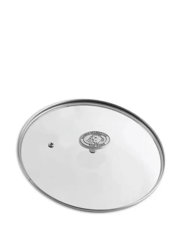 PENTOLE AGNELLI Knob Stainless Steel Glass Lid - Silver