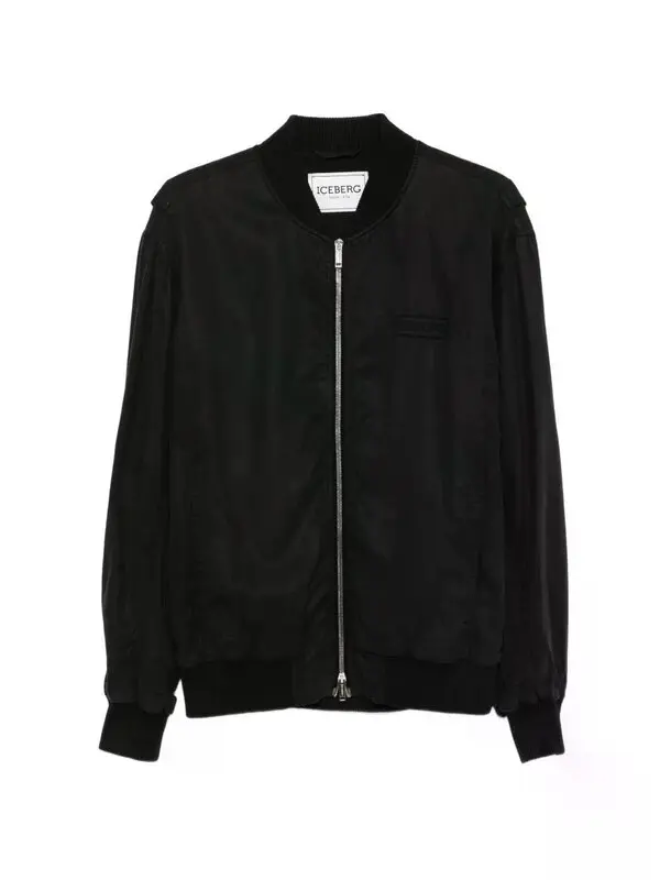 Iceberg Bomber Jacket - Black