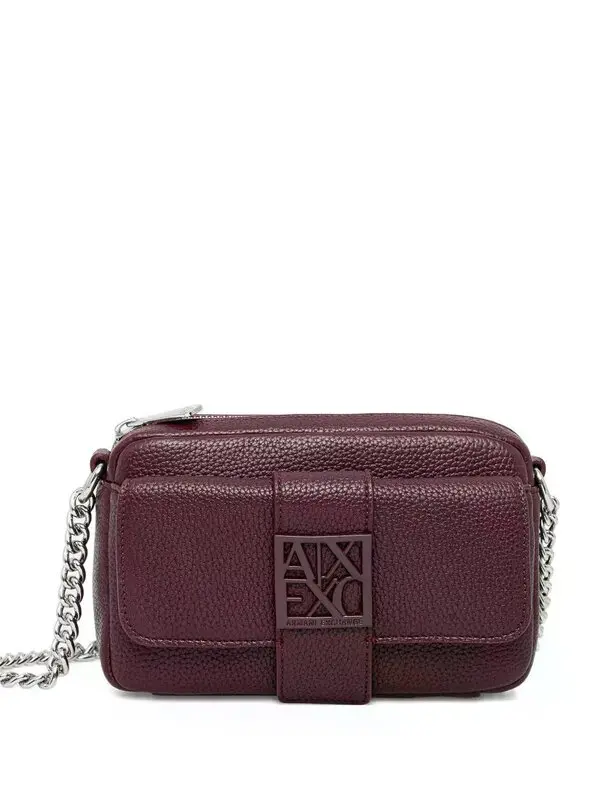 Armani Exchange Chain-strap Crossbody Bag - Red