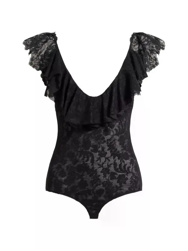 Alberta Ferretti Lace Bodysuit