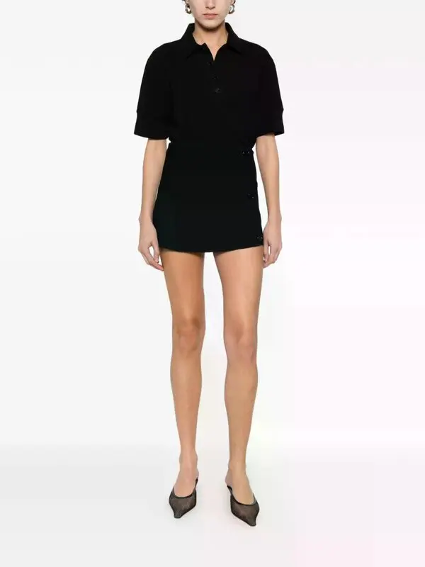 COURREGES Logo-patch Polo T-shirt