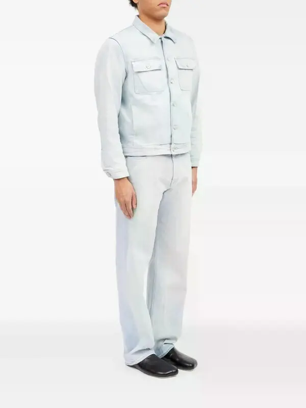 MAISON MARGIELA Button-front Denim Jacket - Blue