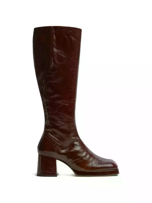 MIISTA Round-toe Zip-fastening Boots