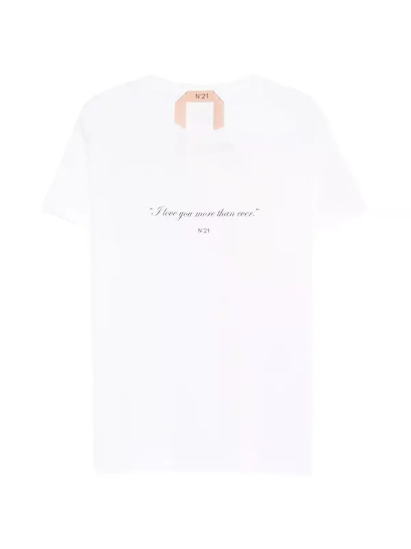 N°21 Quote T-shirt - White