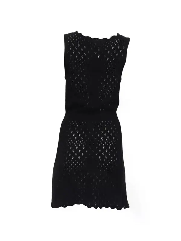 Maje Crochet Mini A-line Dress