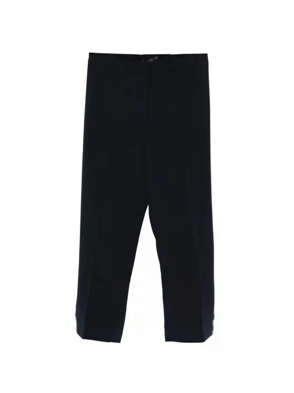 Marina Rinaldi Embellished Slim Fit Trousers - Blue