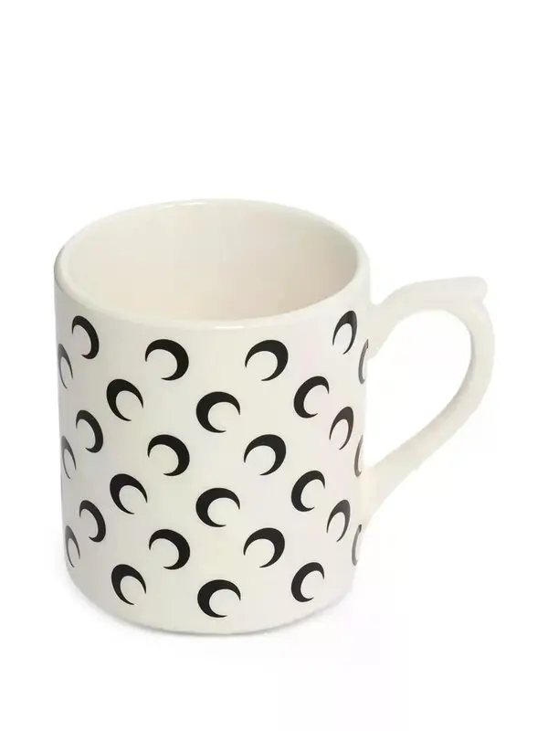 MARINE SERRE Moon-print Mug - Neutrals