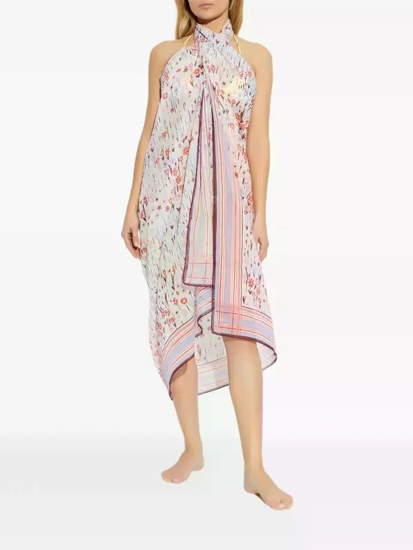 LANVIN Floral-pattern Beach Dress