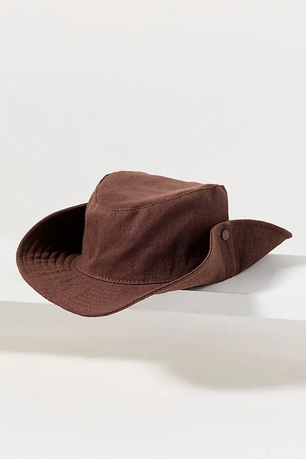 Anthropologie Rancher Hat - Chocolate