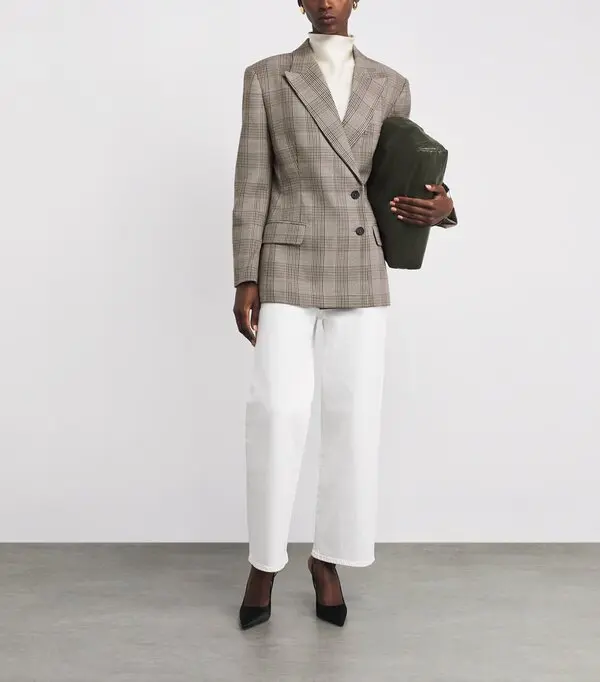 ANINE BING Wool Aretha Blazer - Brown