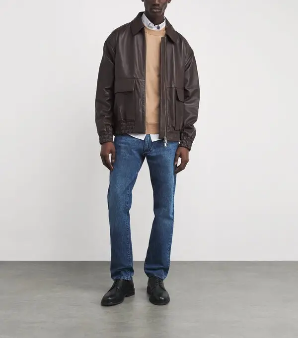 Jacob Cohen Wool-silk Contrast-neckline Sweater