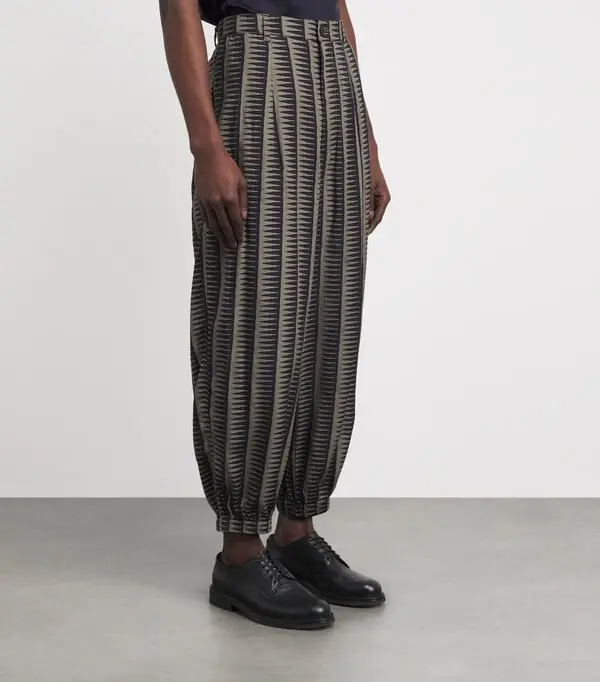 Emporio Armani Jacquard Geometric Trousers