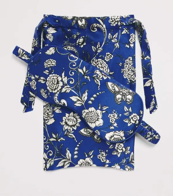 Harrods Silk Butterfly Print Sleep Mask
