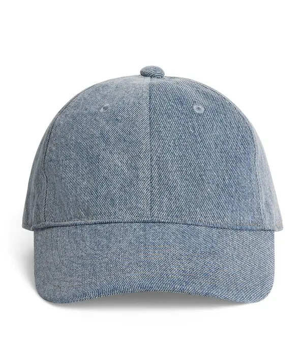 Emporio Armani Icon Denim Baseball Cap - Blue