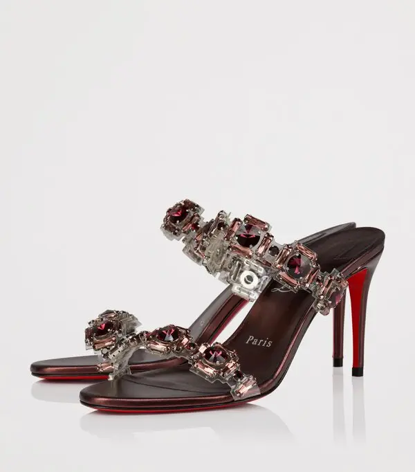 CHRISTIAN LOUBOUTIN Just Jewel 85 Heeled Mules