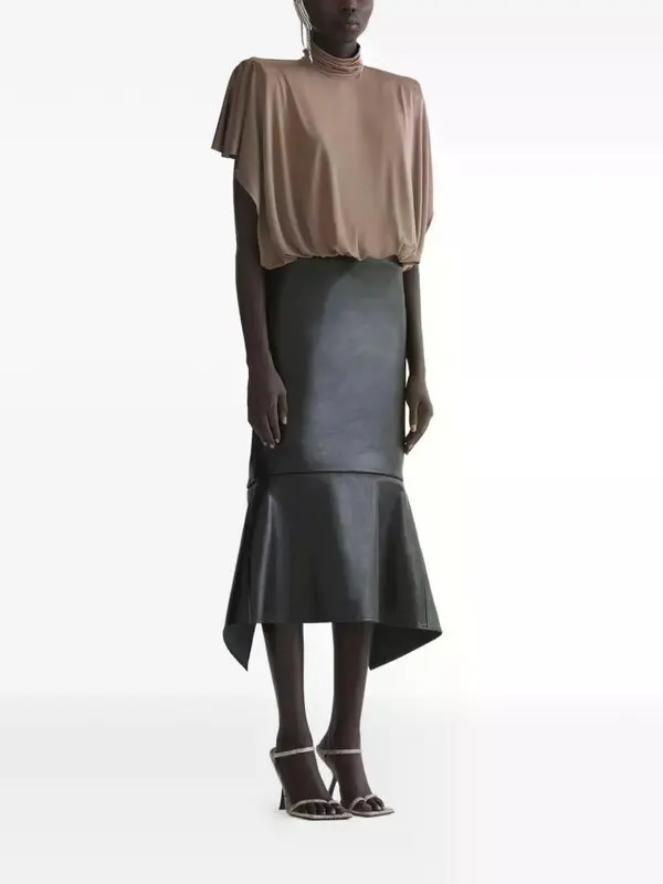 MUGLER Draped Bodysuit