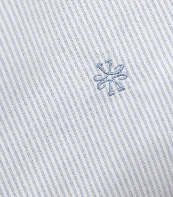 Jacob Cohen Cotton Stripe Monogram Shirt