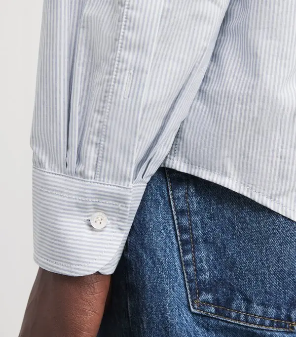 Jacob Cohen Cotton Stripe Monogram Shirt