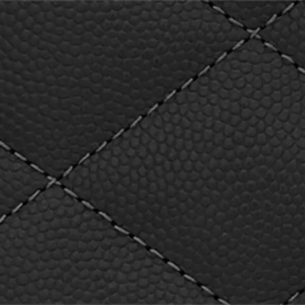 Saint Laurent Matelassé Bifold Wallet - Black