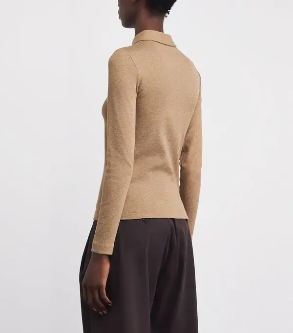 ME+EM Organic Cotton-blend Ultimate Shirt - Brown