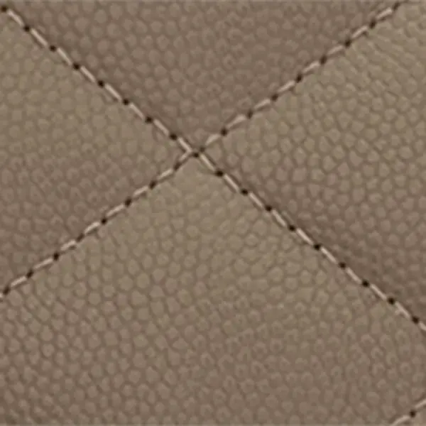 Saint Laurent Matelassé Zip-up Wallet - Grey