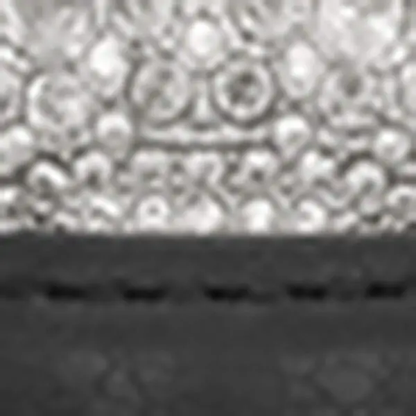 Saint Laurent Embellished Leather Oval Belt - Black