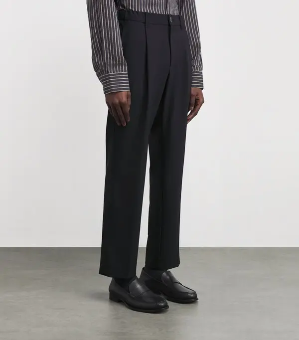 Herno Technical Half-elasticated Trousers - Navy