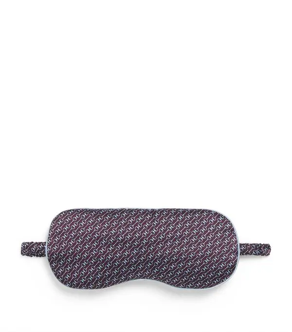 Harrods Silk Snaffle Print Sleep Mask