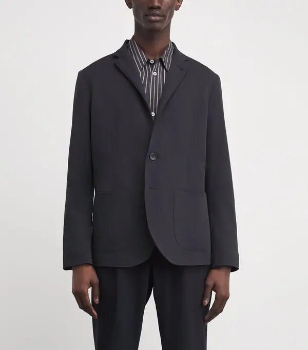 Herno Seersucker Blazer