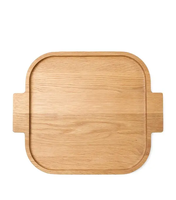 THE CONRAN SHOP Oak Istria Square Tray - Brown