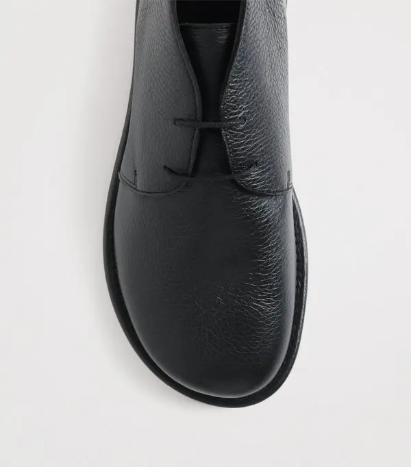 Studio Nicholson Leather Woodrow Desert Boots - Black