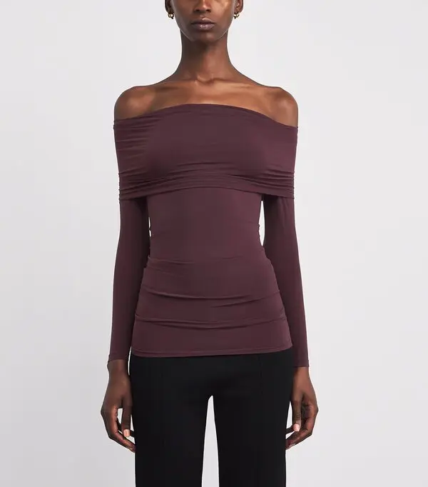Wolford Off-the-shoulder Draped Top