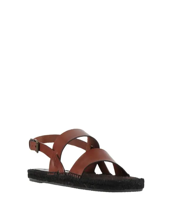 CastaÑer Leather Espadrille Sandals