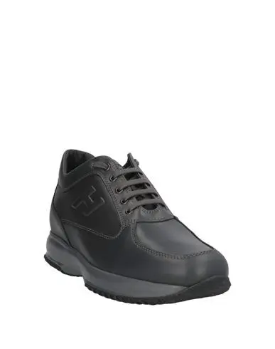 Hogan Interactive Leather Sneakers - Grey