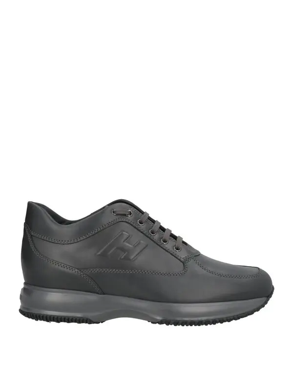 Hogan Interactive Leather Sneakers - Grey