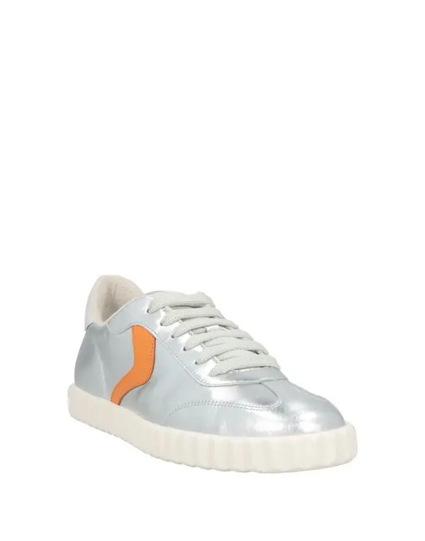VOILE BLANCHE Ines Leather Sneakers - Silver